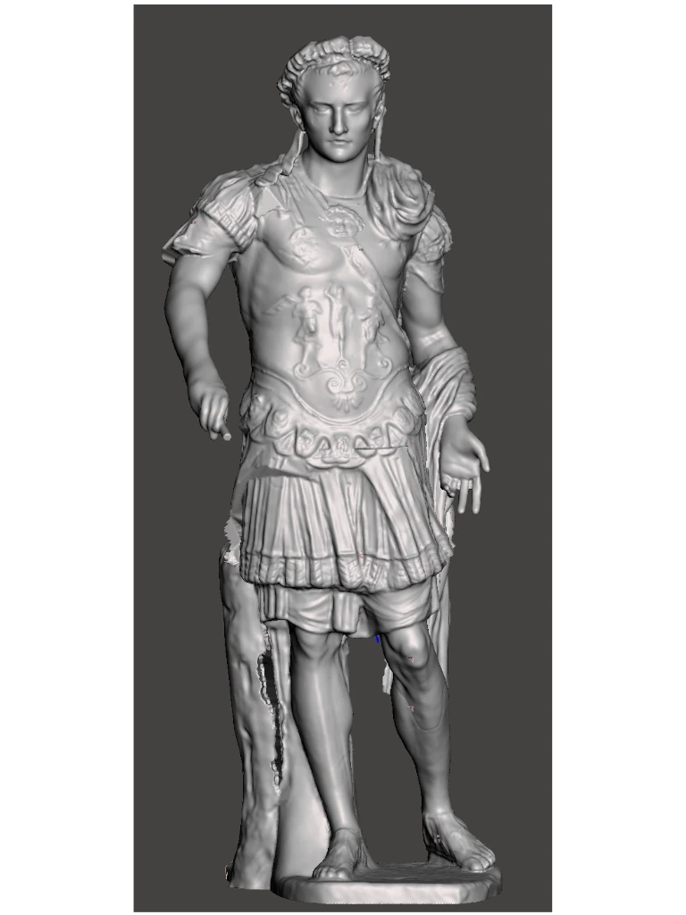 Caligula in military clothes sculpture - 3D Model – Hephaisteion