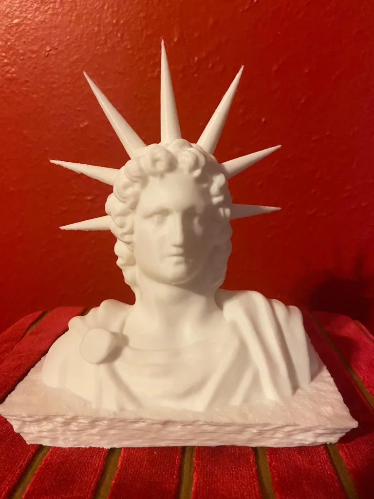 Helios bust Athens Stoa replica with solar halo and toga Version 2 ...